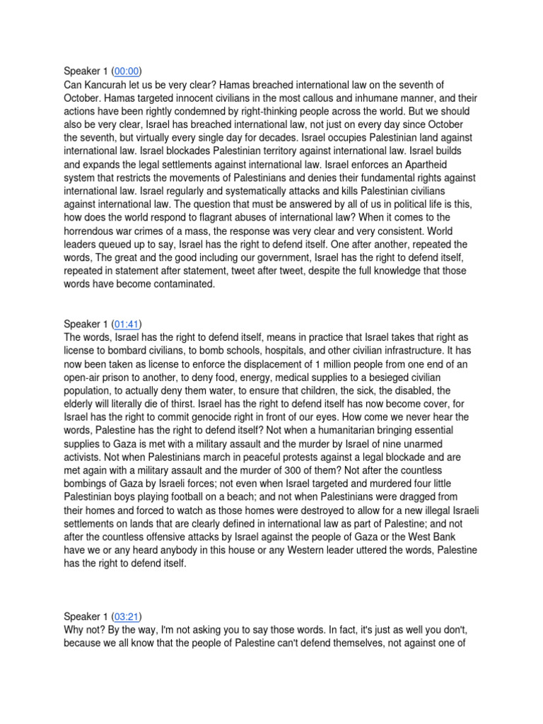 Essay Script | PDF | Israel | World Politics