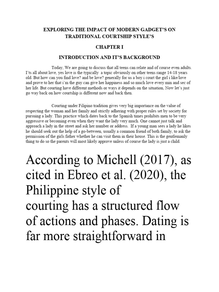 Exploring The Impact of Modern Gadget | PDF | Courtship | Human ...