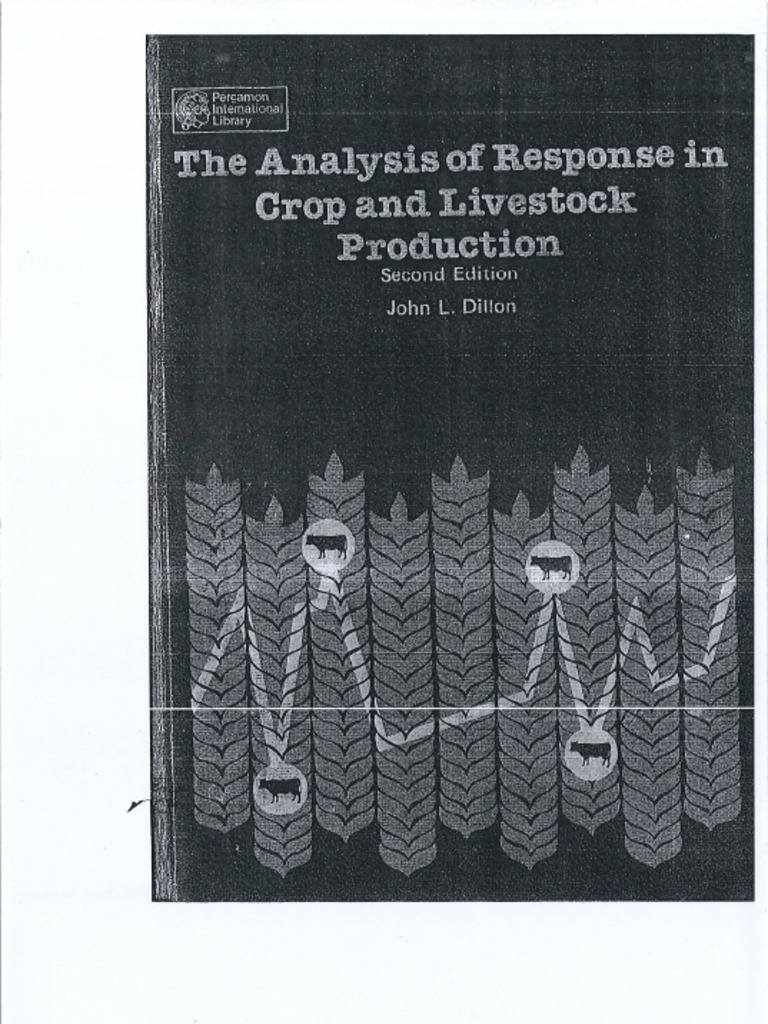Anaysis of Response of Crop and Livestock | PDF