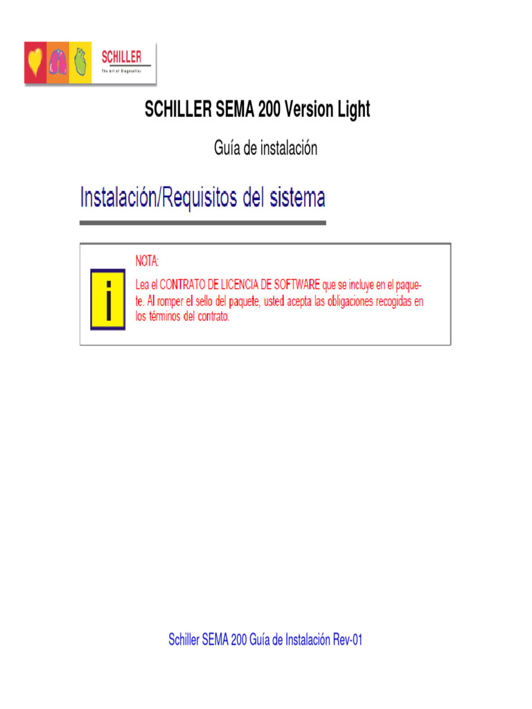 SEMA 200 Guía de Instalación-Rev-01 | PDF | Microsoft Windows | Software del sistema