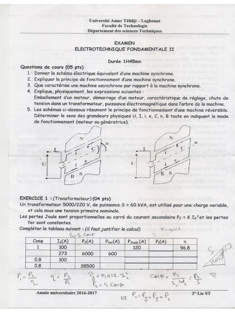 Electrotechnique | PDF
