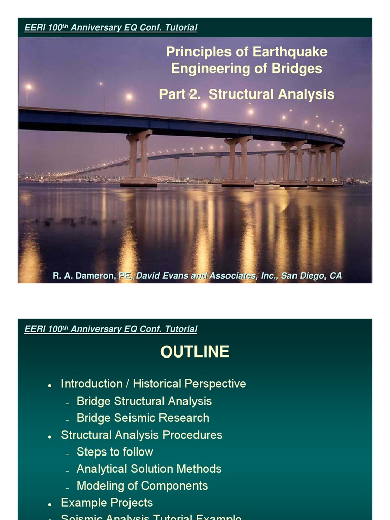 Earthquake Engineering for Bridges | PDF