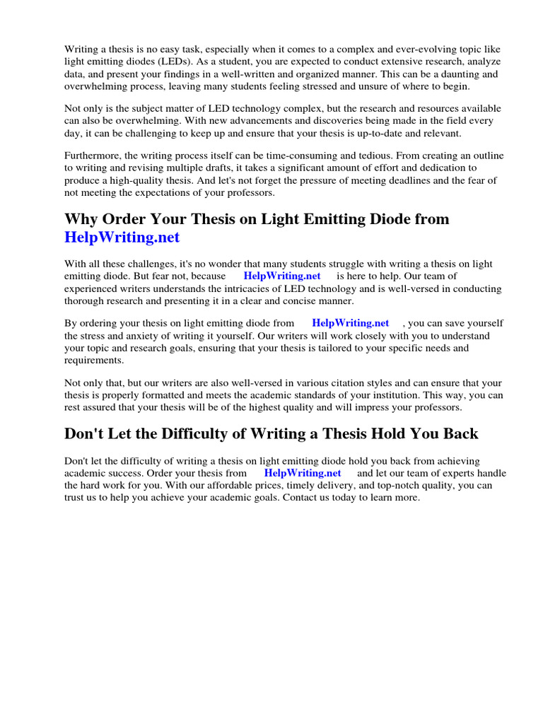 Term Paper On Light Emitting Diode | PDF | Light Emitting Diode | Oled