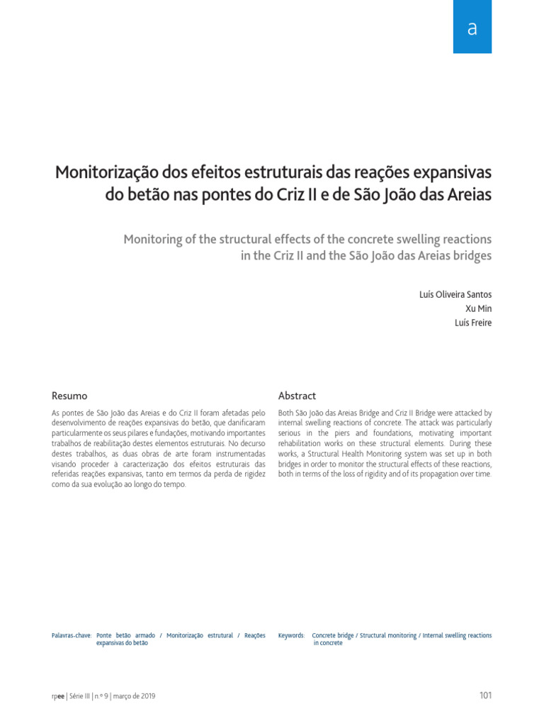 (2019) (PT) Monitoring of The Structural Effects of The Concrete ...