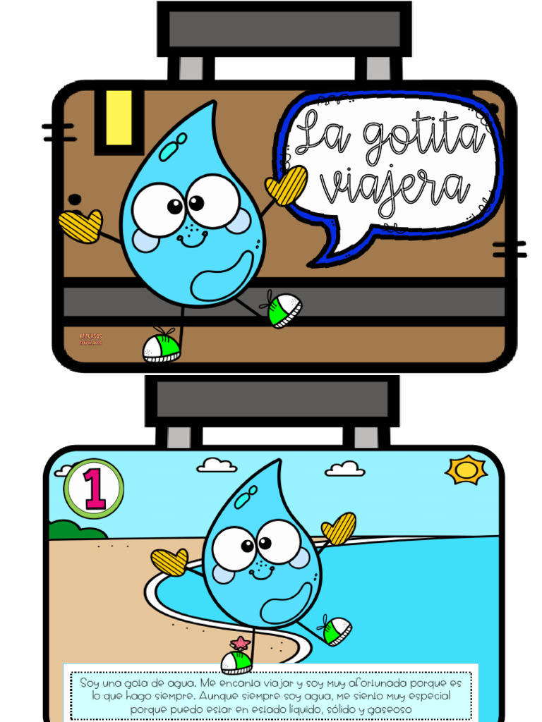 Ciclo del Agua: La Aventura de una Gota | PDF | Precipitación | Gota (líquido)