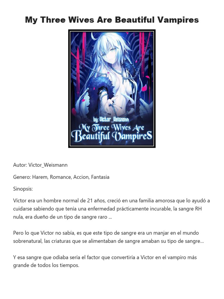 My Three Wives Are Beautiful Vampires 61 - 77 | PDF | Vampiros