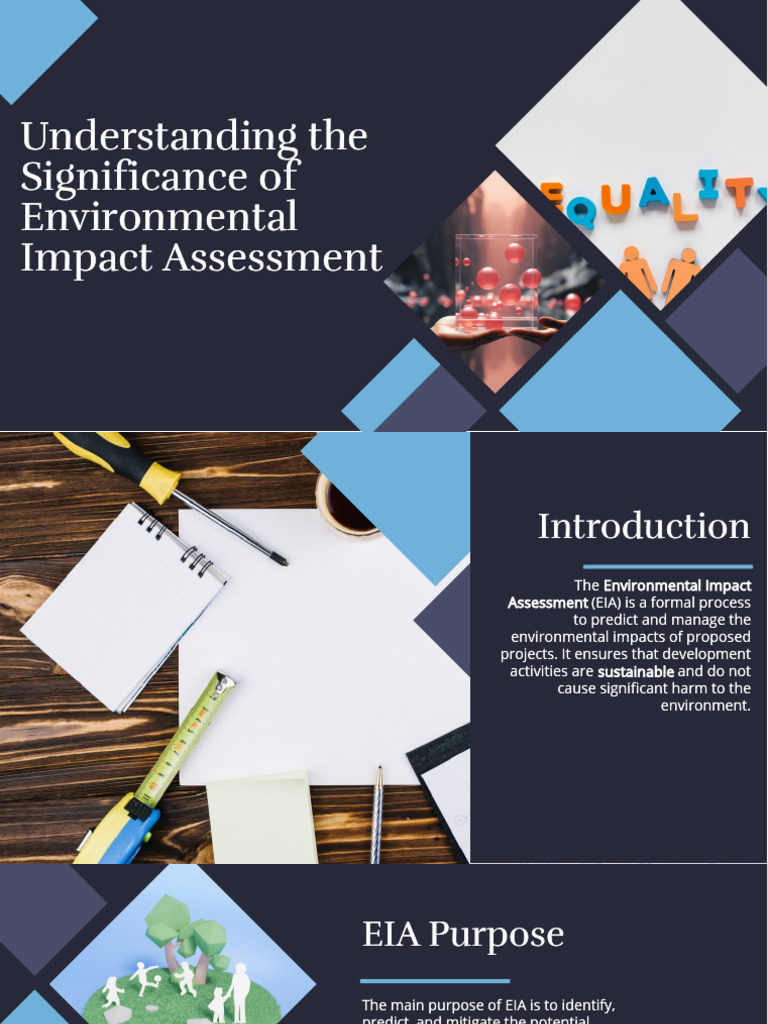Importance of Environmental Impact Assessment | PDF | Environmental ...