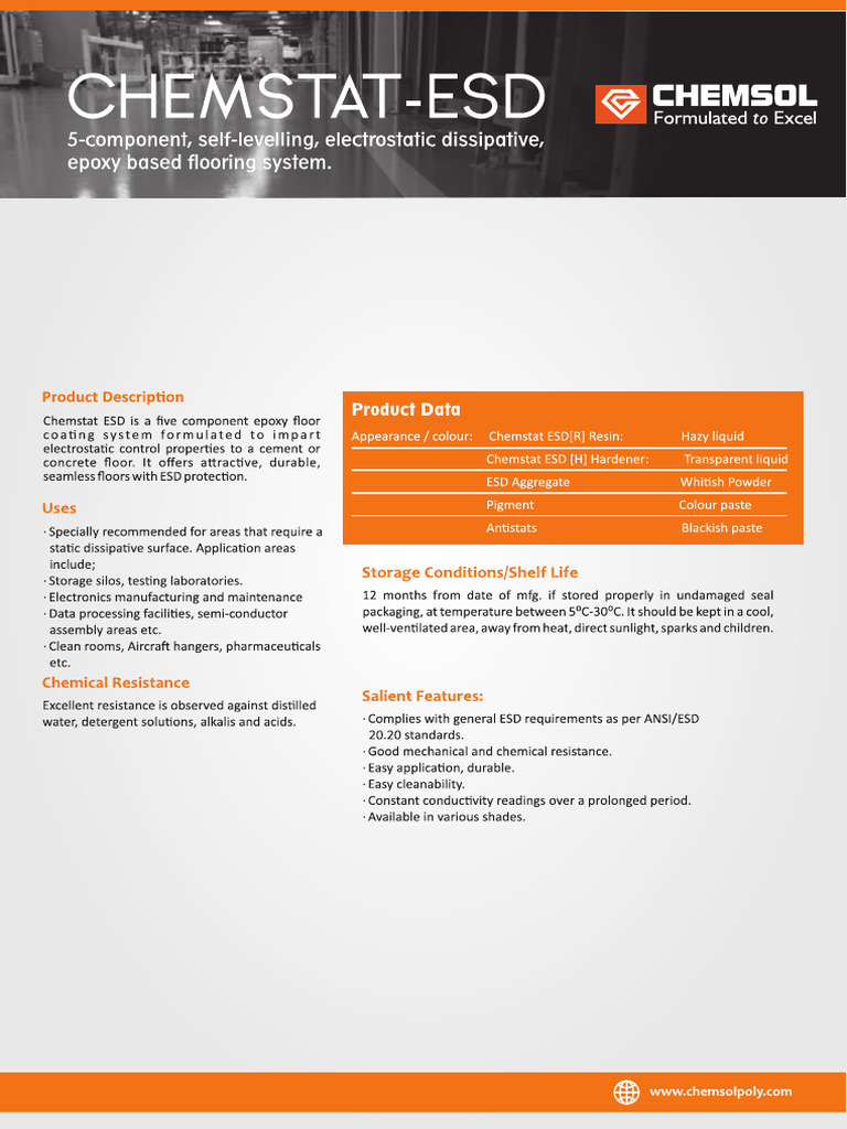 Chemstat ESD | PDF | Building Engineering | Materials