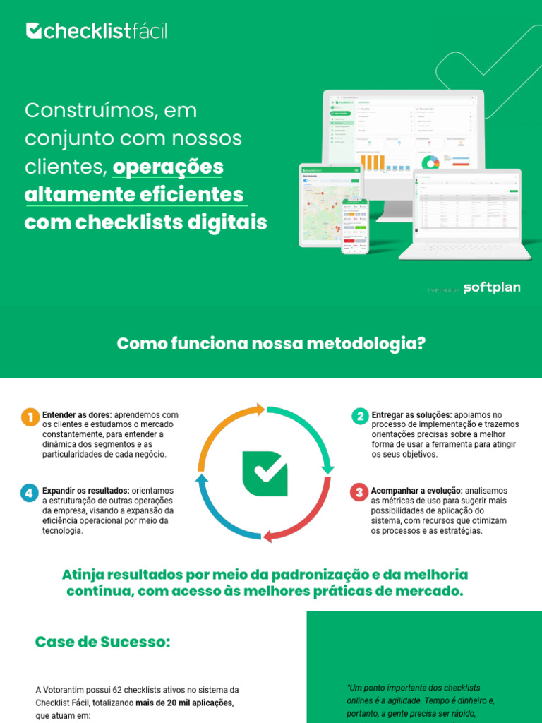 Eficiência com Checklists Digitais | PDF | Código QR | Papel