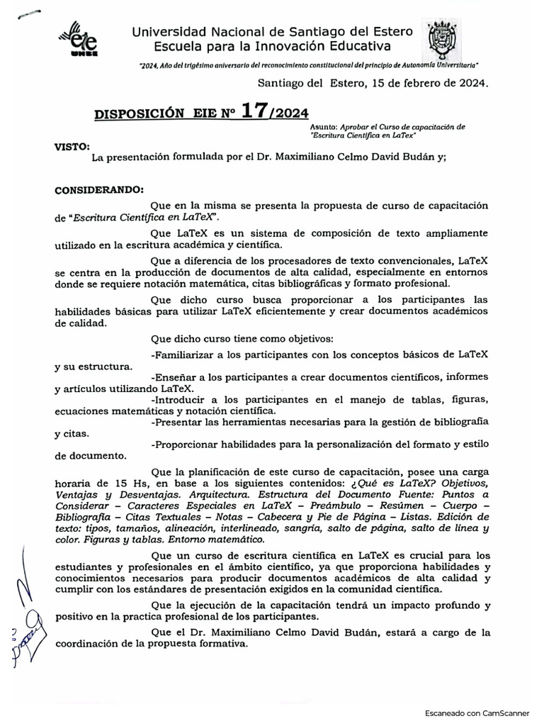 Disposición EIE 017 - 202 | PDF