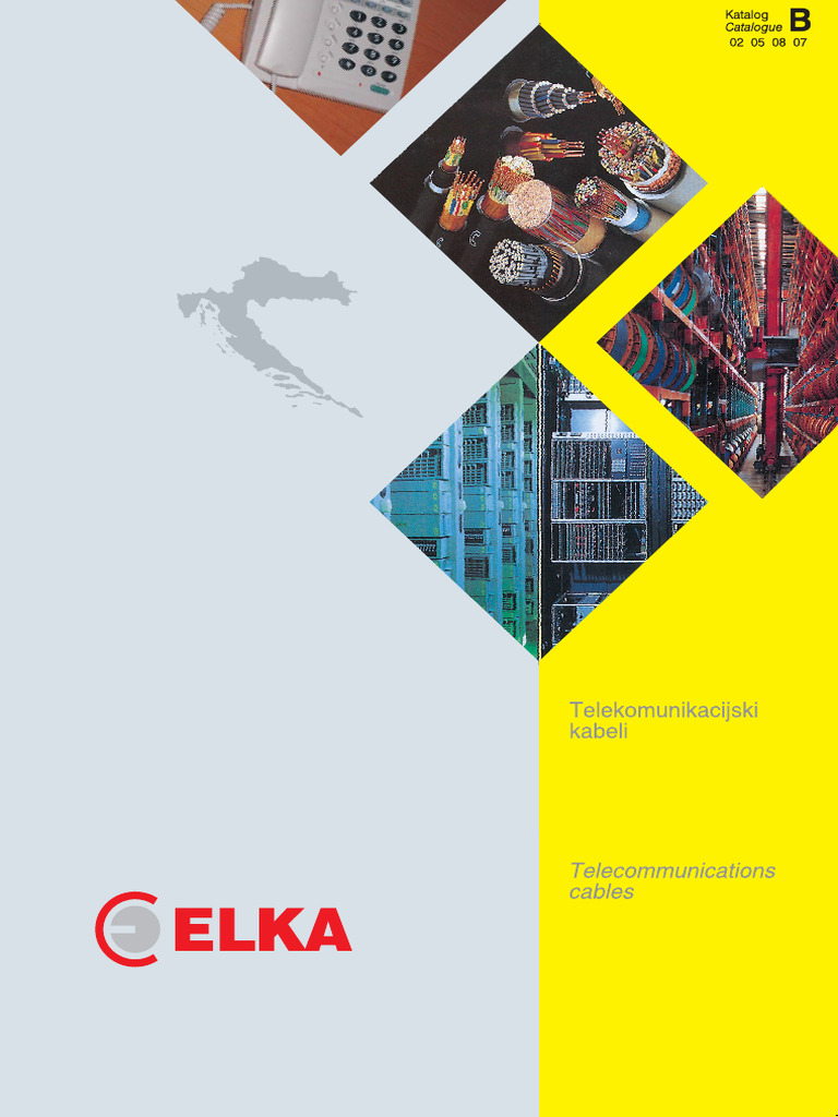 Telekomunikacijski Kabeli Telecommunications Cables | PDF