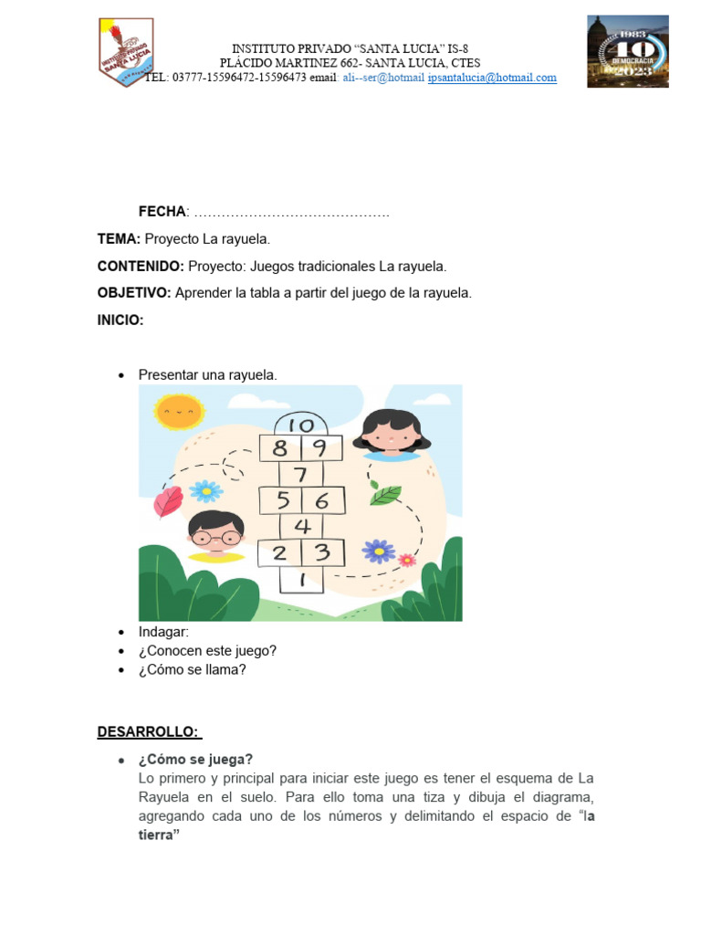 Proyecto. La Rayuela | PDF