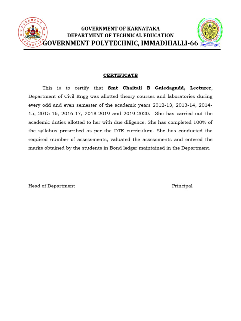 Certificates For Cas - Vss Chaitali | PDF | Vocational Education ...