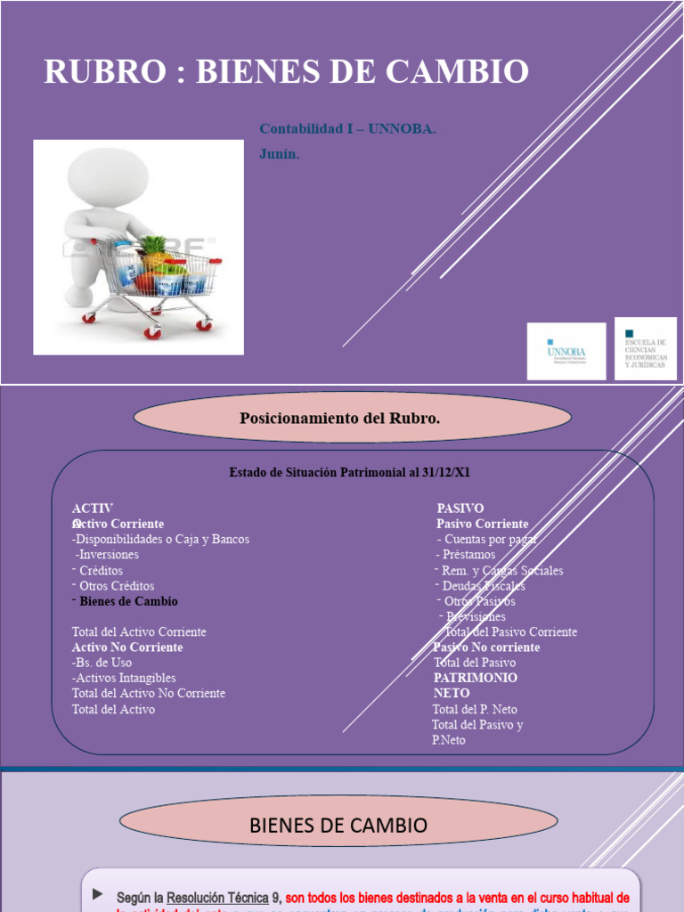 10º Clase BIENES DE CAMBIO | Descargar gratis PDF | Contabilidad | Costo
