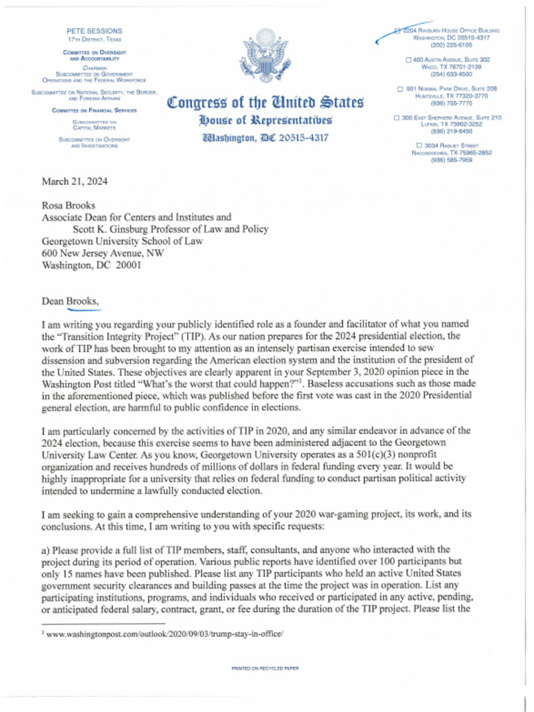 24.03.21 - Letter To Dean Brooks Re. TIP 2020 - 240321 - 123507 | PDF