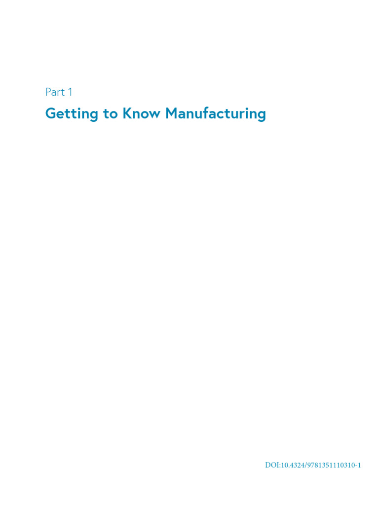 TOPIC 5 - Chapter 1 From Introduction To Manufacturing An Industrial ...