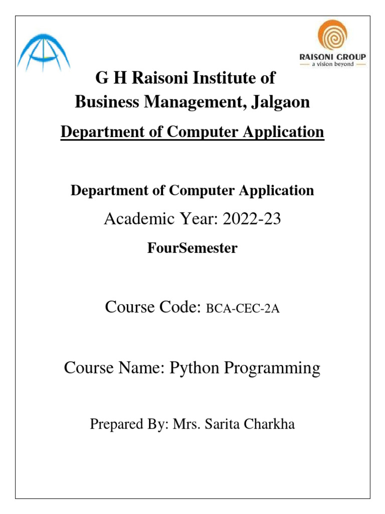 Python Unit 5 | Download Free PDF | Software Engineering | Data Management