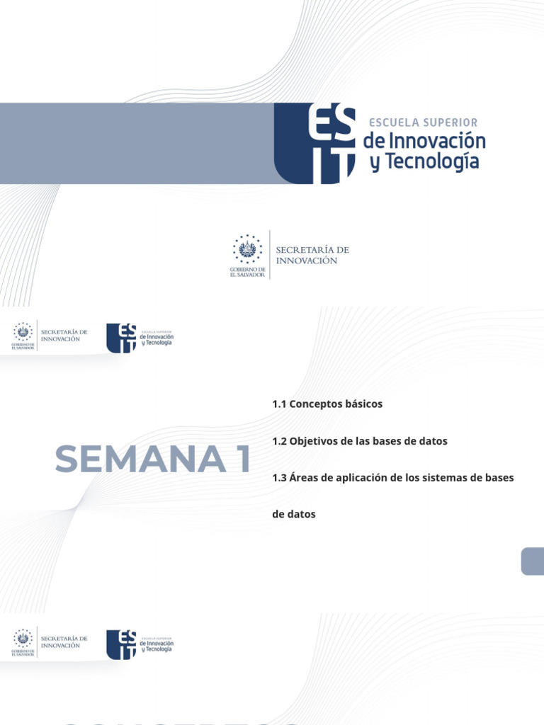 Presentacion Unidad 1 Semana 1 | PDF