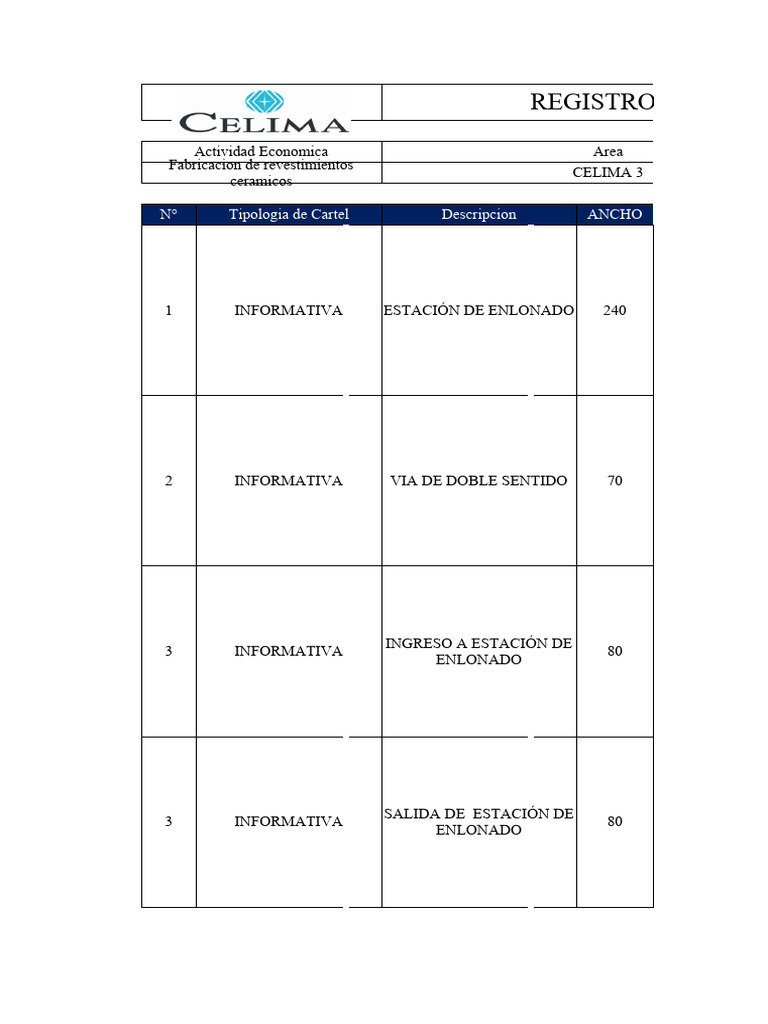 Señales para Sistema de Enlonado | PDF
