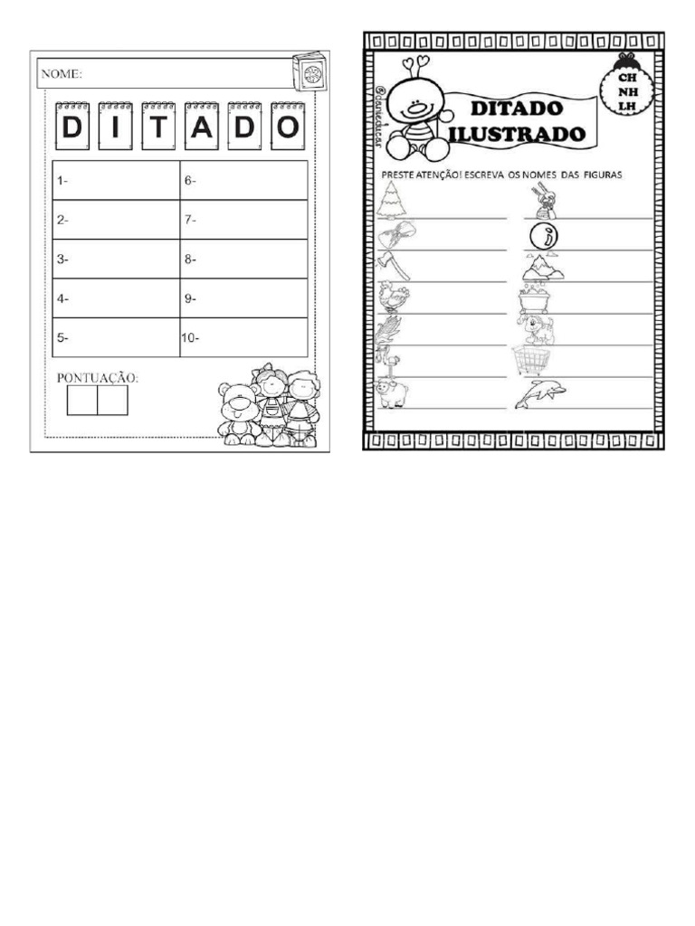 Folha para Ditado | PDF