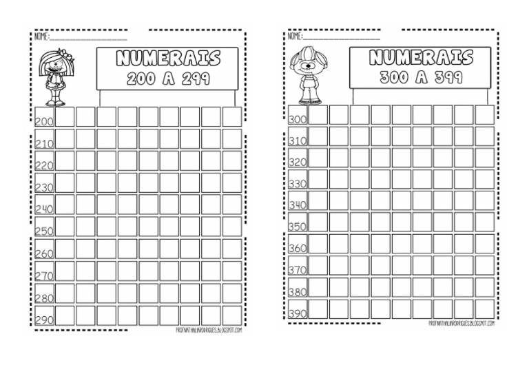 Numerais 200 A 299 e 300 A 399 | PDF