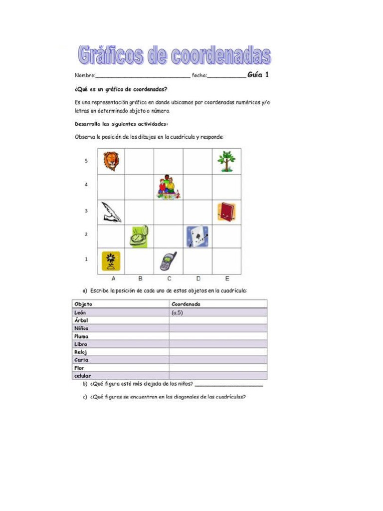 Guia Coordenadas | PDF