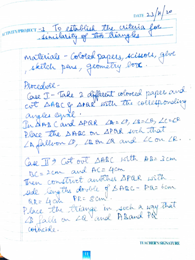 Geometry Notes | PDF