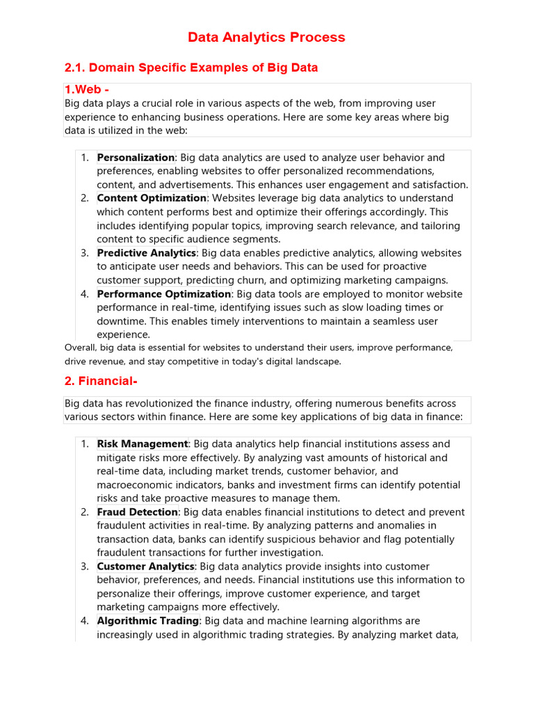 BDA Unit 2 | PDF | Analytics | Big Data