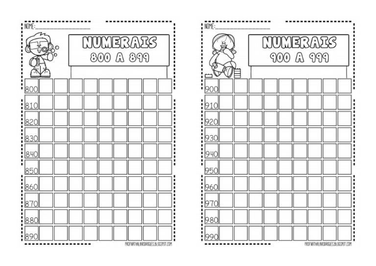 numerais 800 e 899 e 900 e 999 | PDF