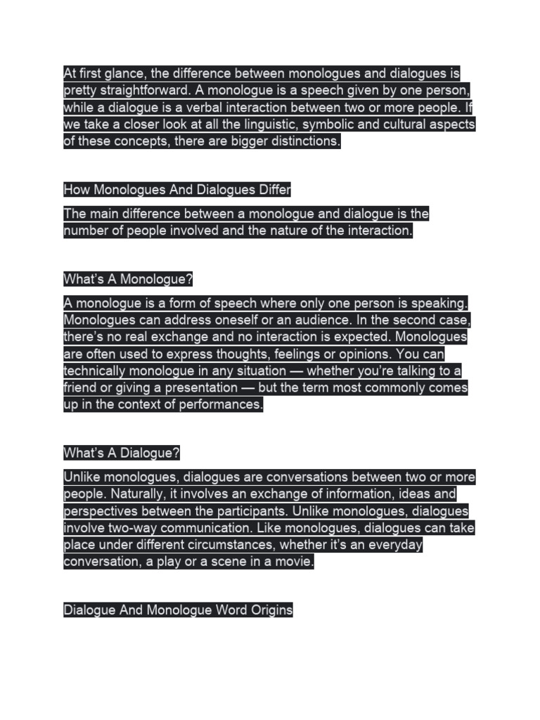 NJX | PDF | Monologue | Dialogue