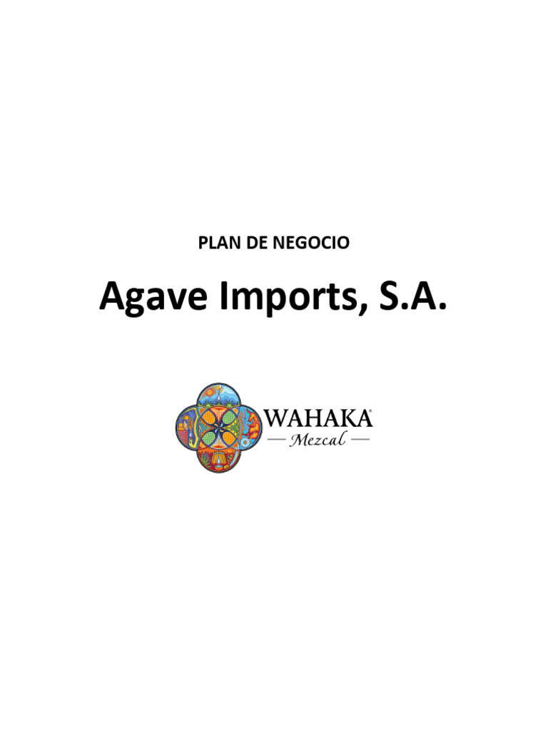 Business Plan Agave Imports SA (Mezcal) | PDF