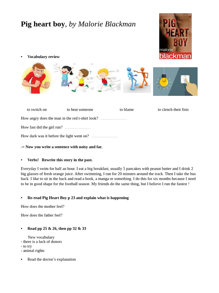 Pig Heart Boy 3 | Download Free PDF | Linguistics