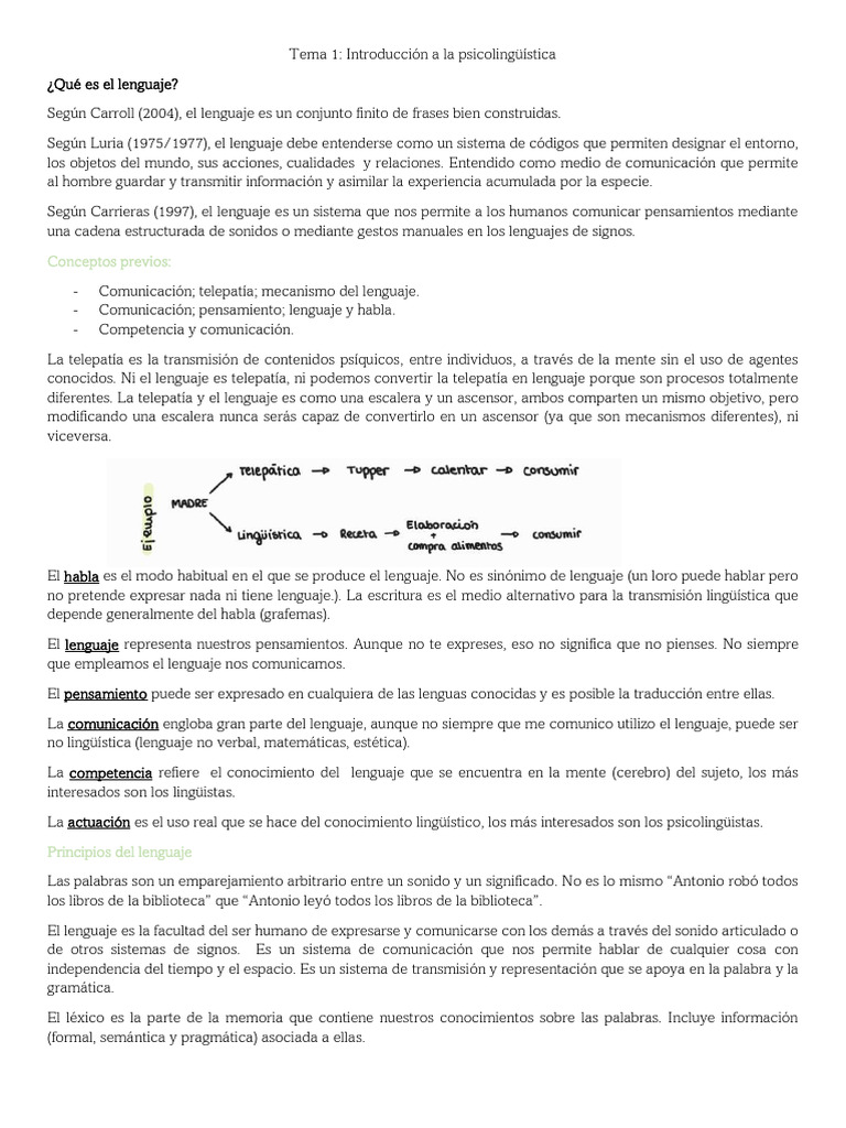 Fundamentos 1 Pdf Palabra Lingüística