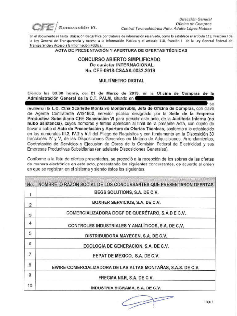 GT83 Actas de Apertura 700498923 | PDF