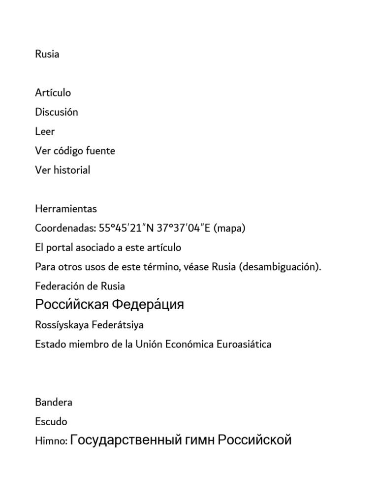 El Imperio Rusio | PDF | Rusia | Política mundial