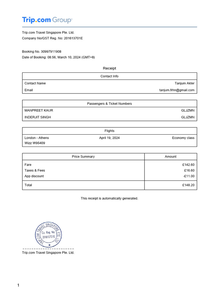 E Receipt | Download Free PDF | Public Transport | Transport