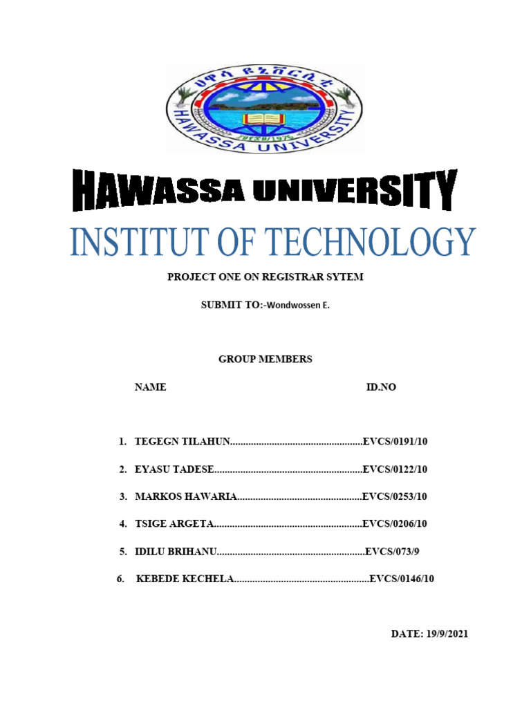 OOSE Student Registration System Project | PDF | Conceptual Model | Use ...