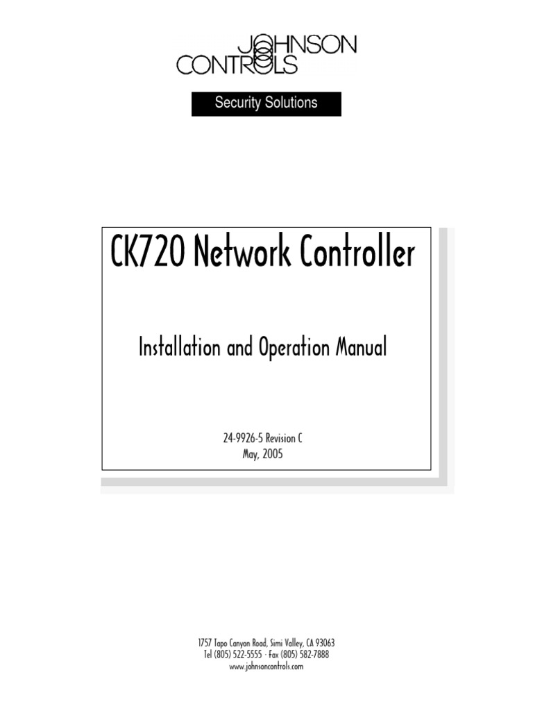 Manual CK720-2600 (24-9926-5c) | PDF | Computer Network ...