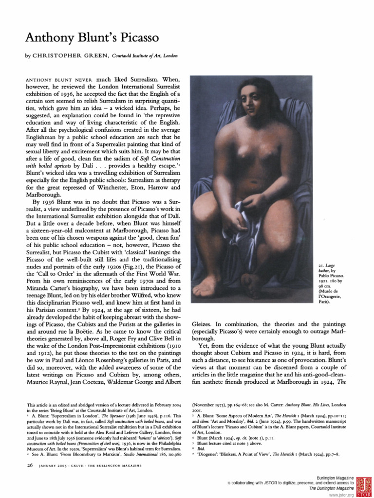 Article 34556 | PDF | Cubism | Pablo Picasso