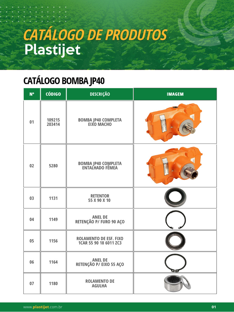 Catálogo Bomba JP40 | PDF