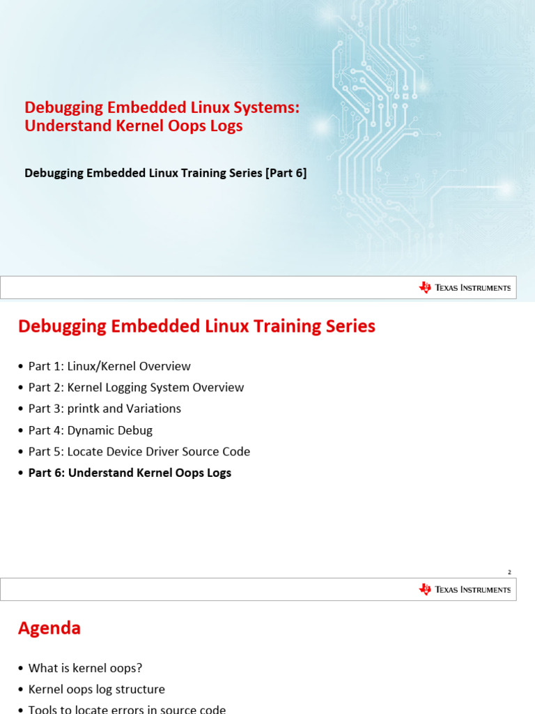 Kernel Debug Series Part6 Understand Kernel Oops | PDF | Debugging | Embedded System