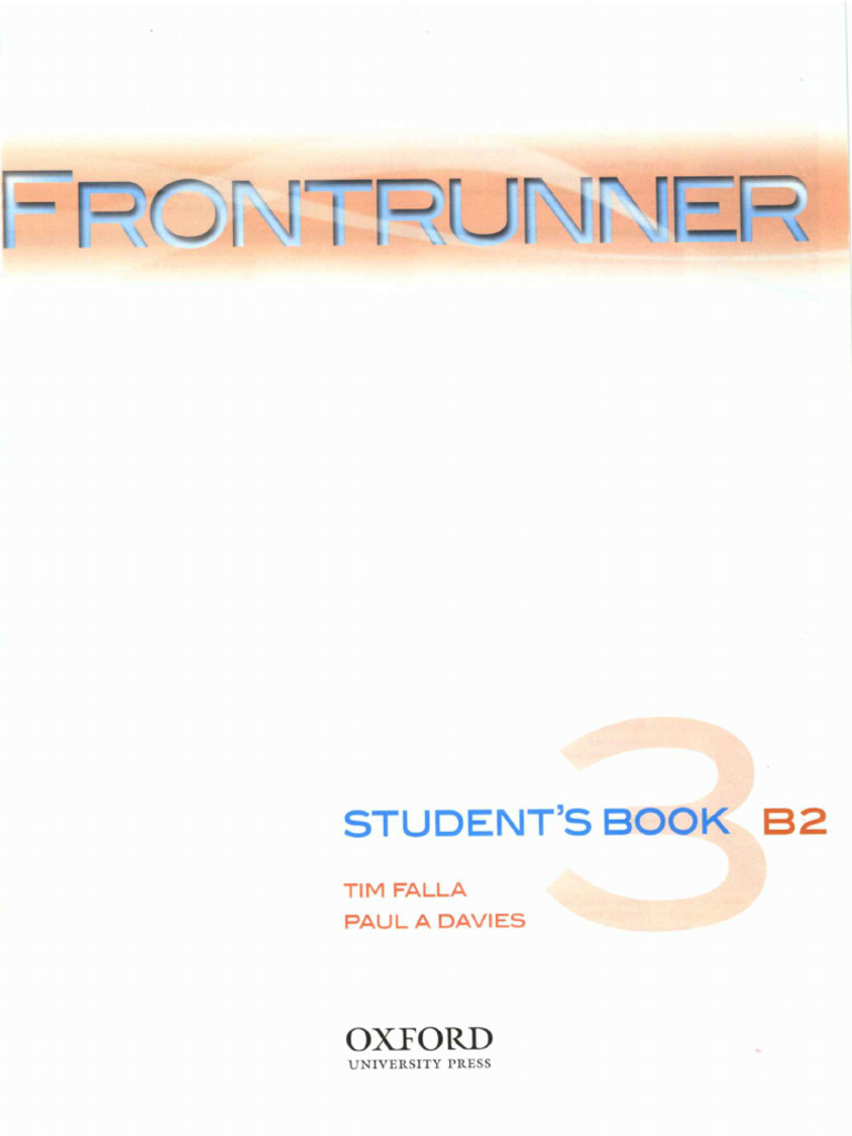 Frontrunner 3 (B2) Student Book | PDF