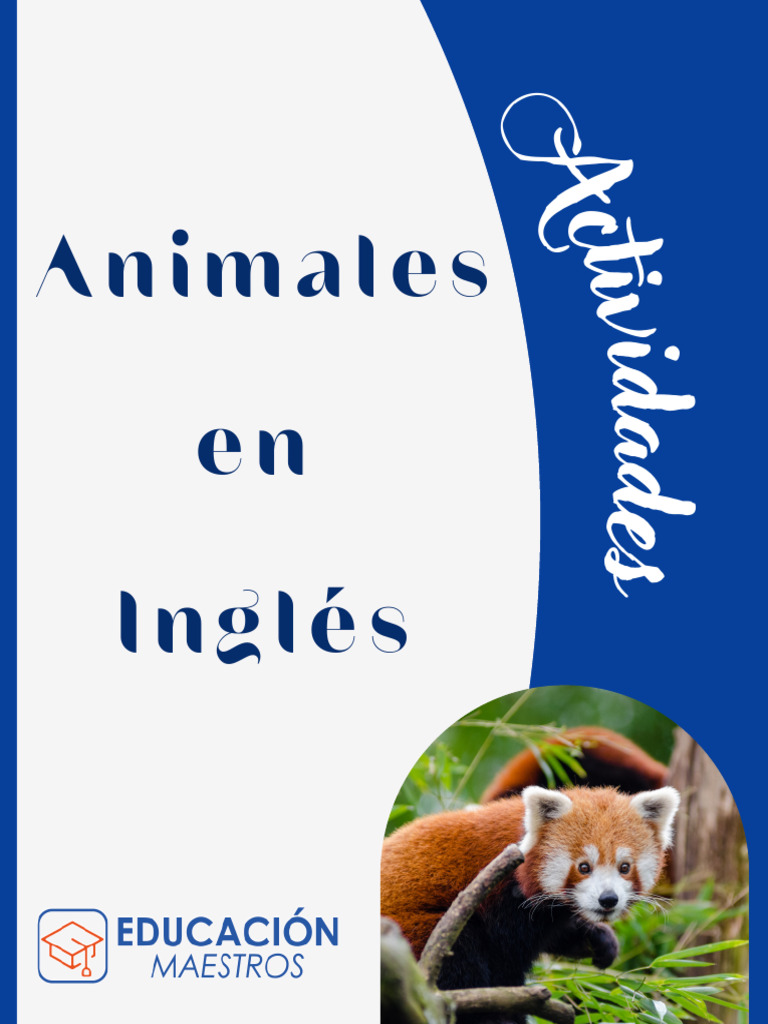 Actividades de Los Animales en Inglés - EDUCACION MAESTROS | PDF ...