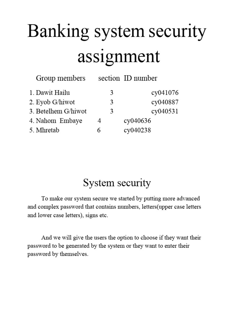 System Security Pdf Password Computer Science