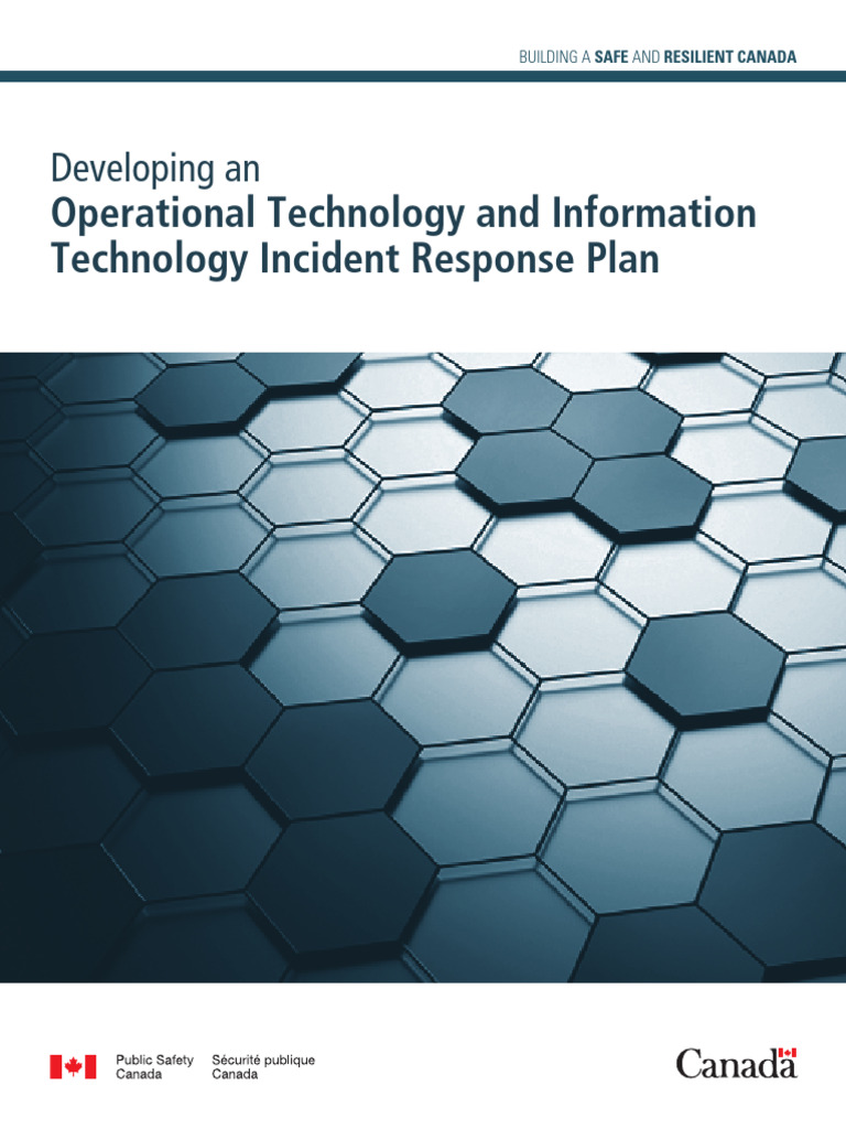 Developing An Operational Technology and Information Technology Incident Response Plan ...