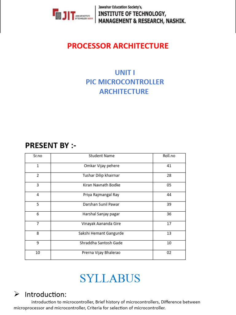 Processor Architecture 2 | PDF | Microcontroller | Central Processing Unit