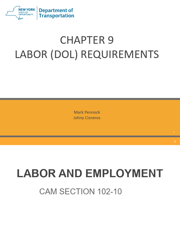 Labor Requirements Construction Projects | PDF | Employment | Payroll