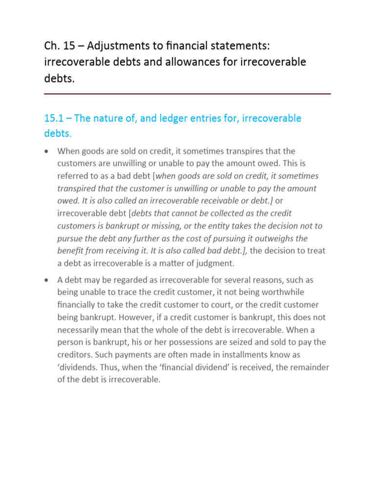 Accouting (Week 6) - Ch. 15 - 16 | PDF | Debits And Credits | Accrual