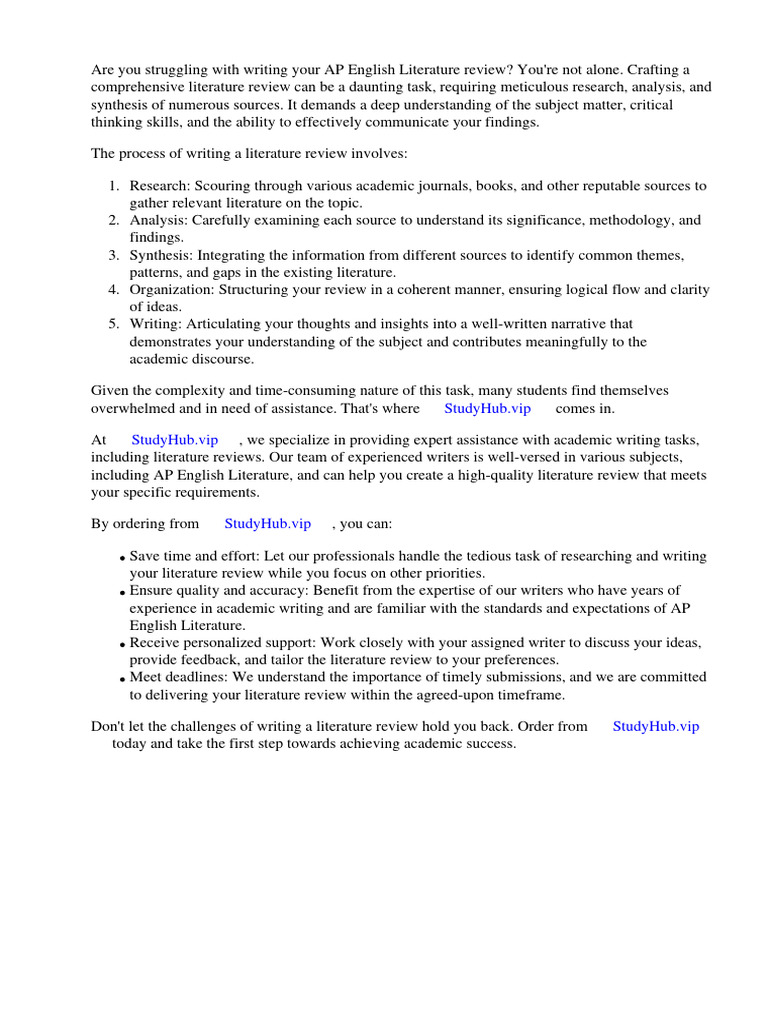 AP English Literature Review PDF | PDF | Multiple Choice | Essays