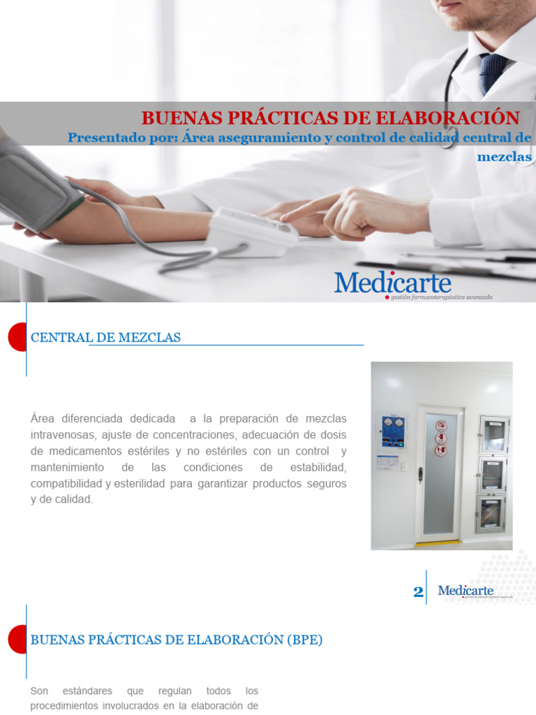 Buenas Practicas de Elaboración (BPE) | PDF | Medicamentos con receta | Farmacéutico